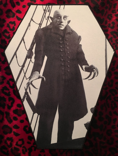 Nosferatu Coffin Shaped Back Patch | Scream For Me Inc.