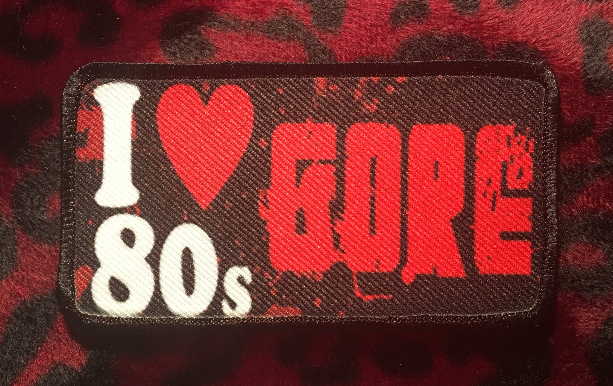 I Heart 80's Gore Patch | Scream For Me Inc.